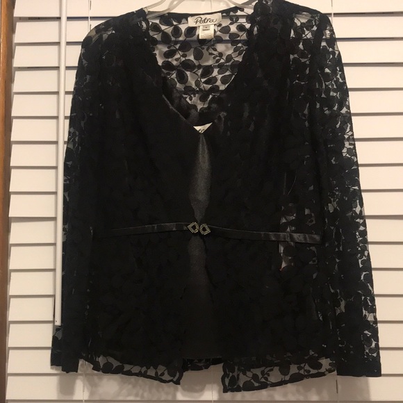 Patra | Jackets & Coats | Womens 2 Piece Lace Jacket By Patra With ...